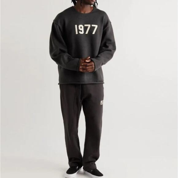 Essentials | Sweaters | Fear Of God Essentials Black Raw Edge 977 ...